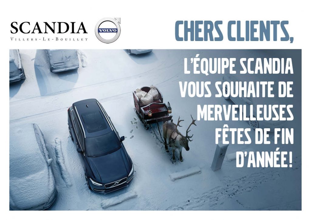 Même le Père Noël a troqué son traineau pour une Volvo ! | Scandia